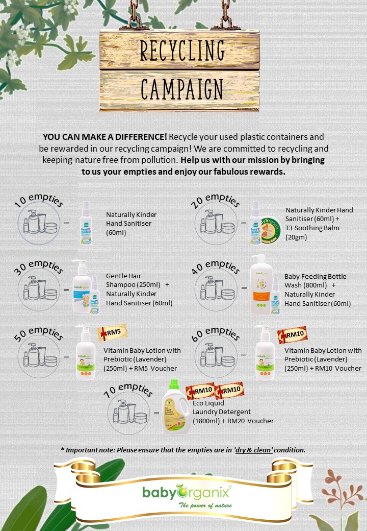 Recycling Campaign - BabyOrganix - The Power of Nature