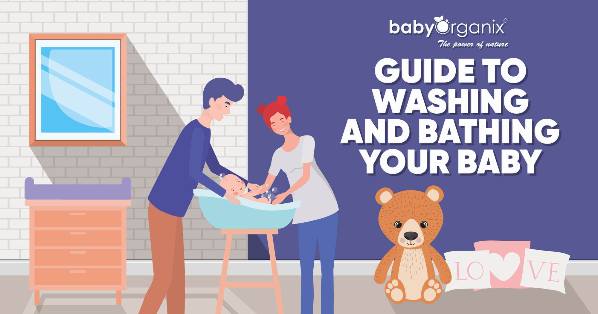 BabyOrganix Guide to Washing and Bathing Your Baby
