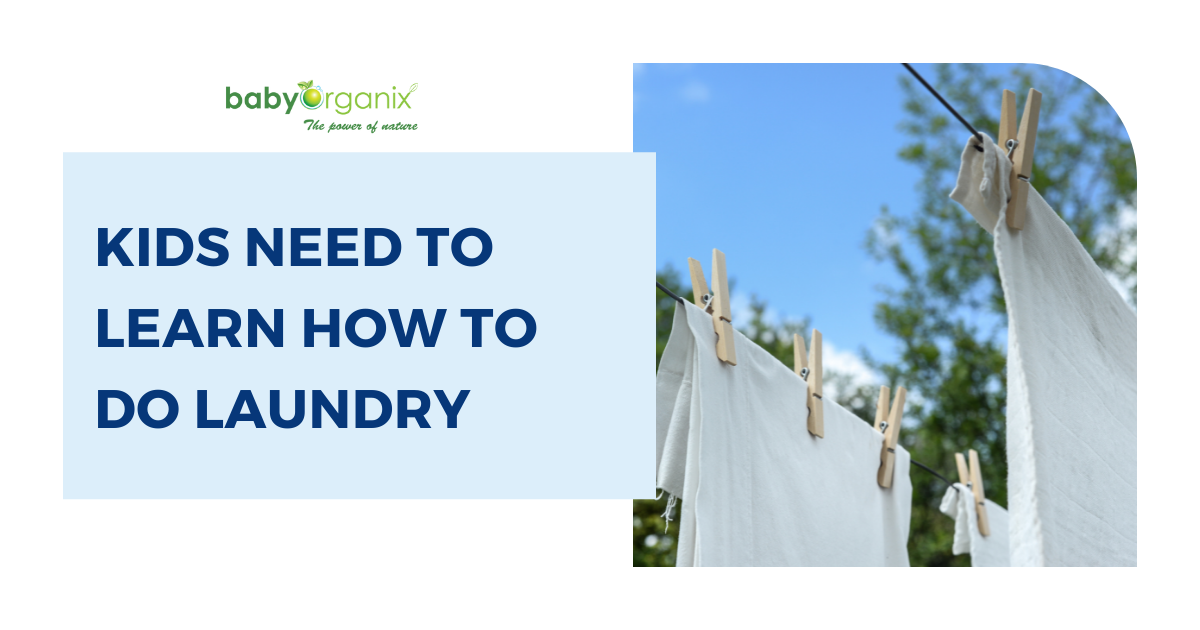 Kids Need To Learn How To Do Laundry